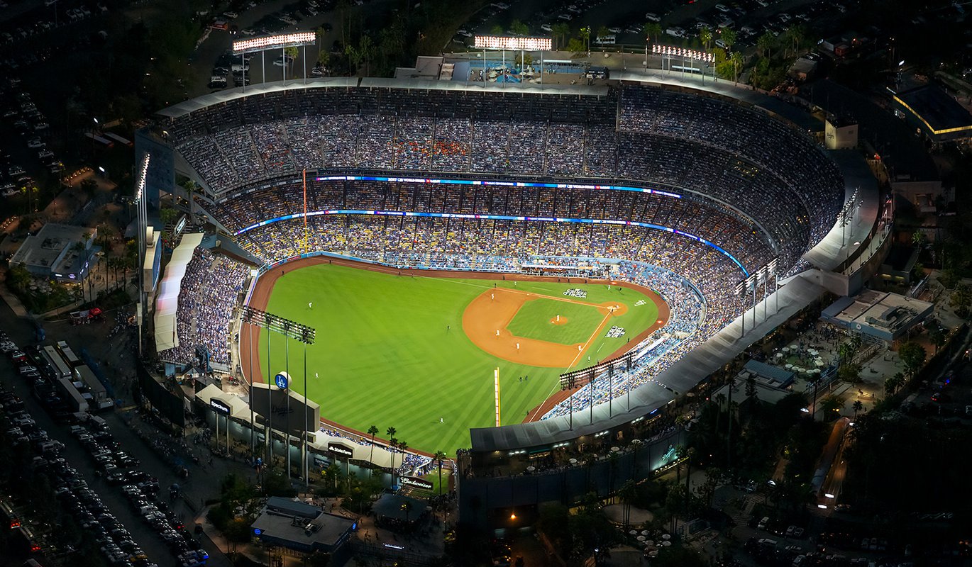 Think Blue LA - 60 Years at Dodger Stadium | West Coast Aerial ...