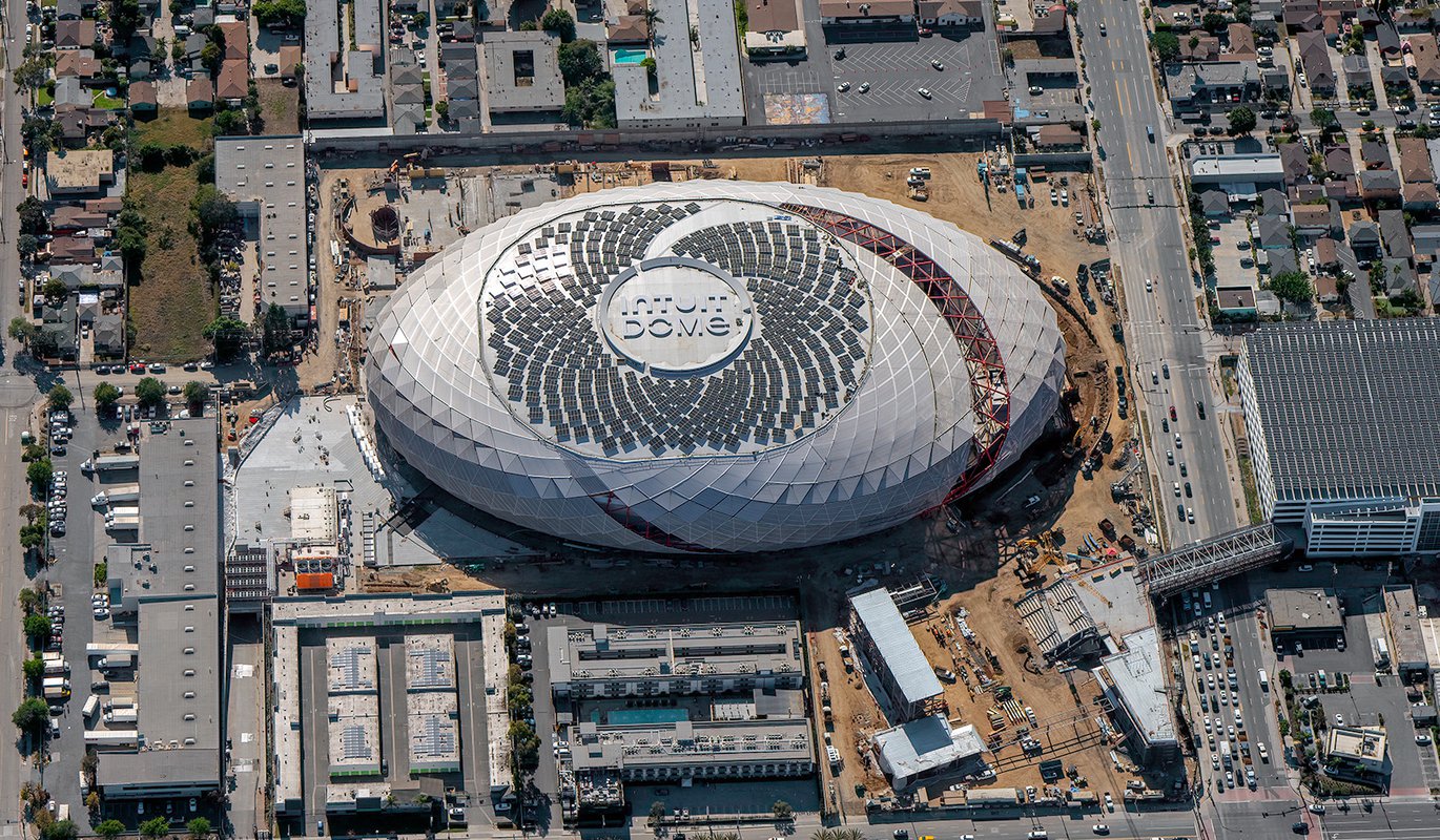 Variety - Intuit Dome Construction | West Coast Aerial Photography, Inc