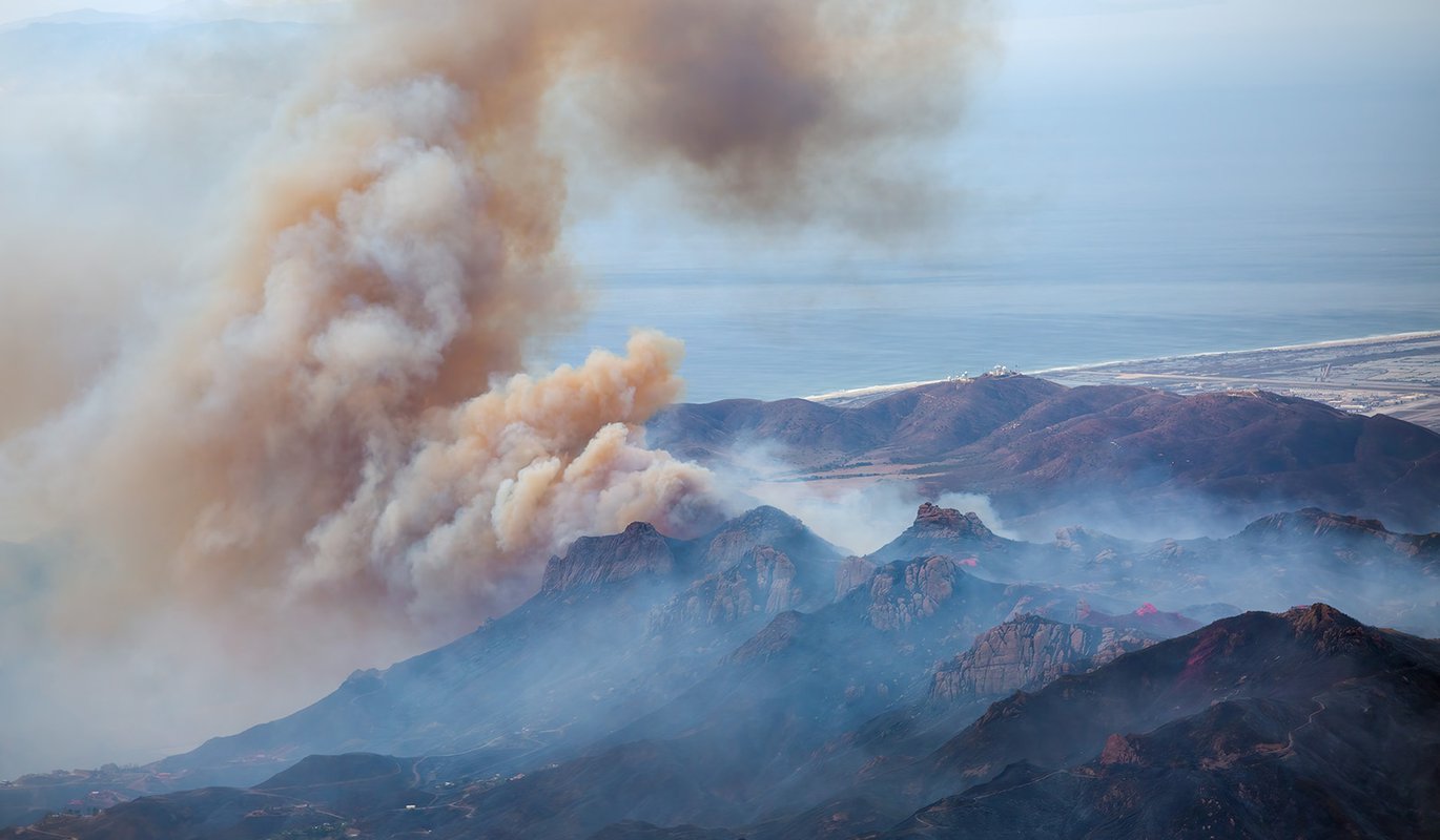 Woolsey Fire During and After Aerial Photos | West Coast Aerial ...