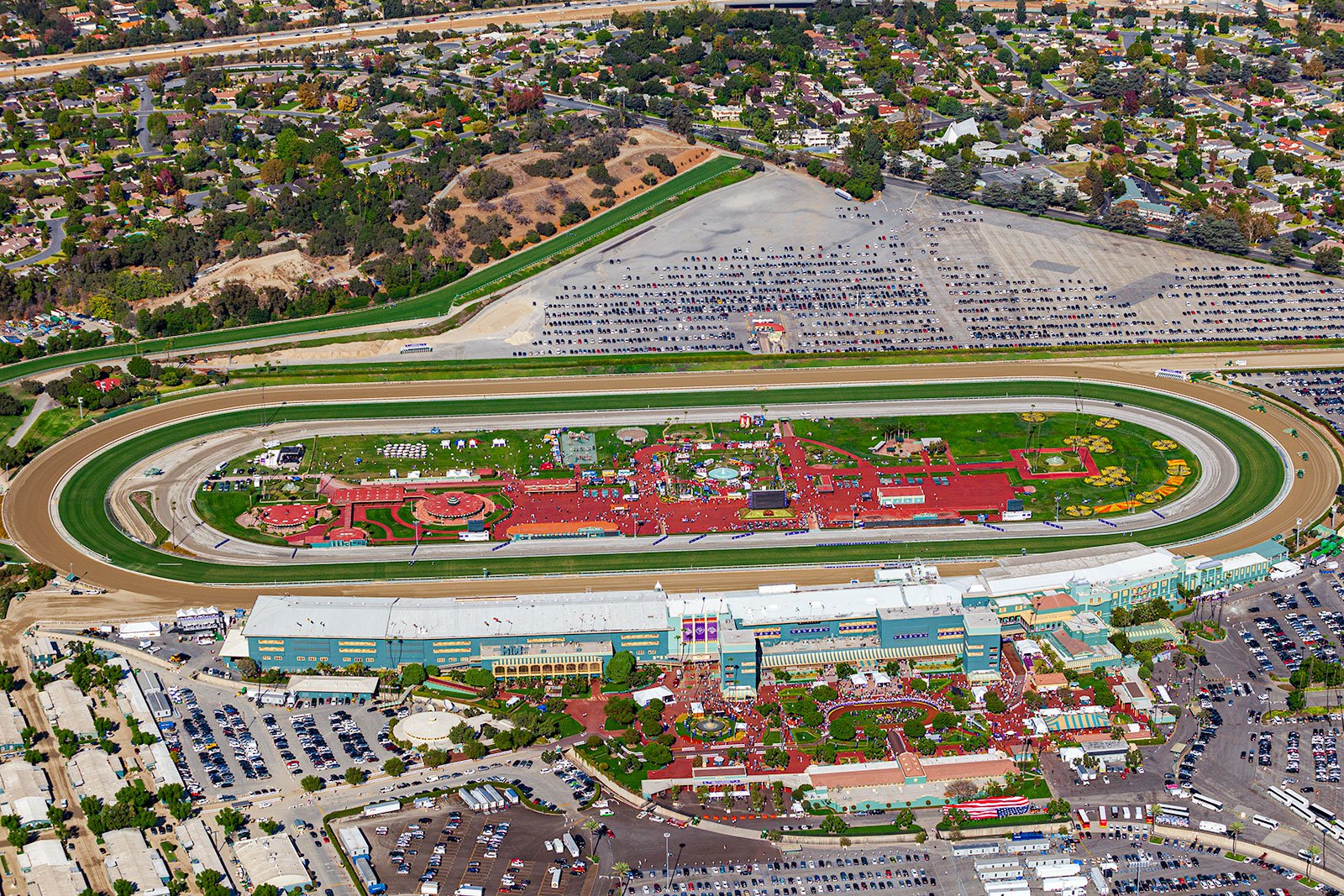 2013 Breeders Cup At Santa Anita Race Track West Coast Aerial