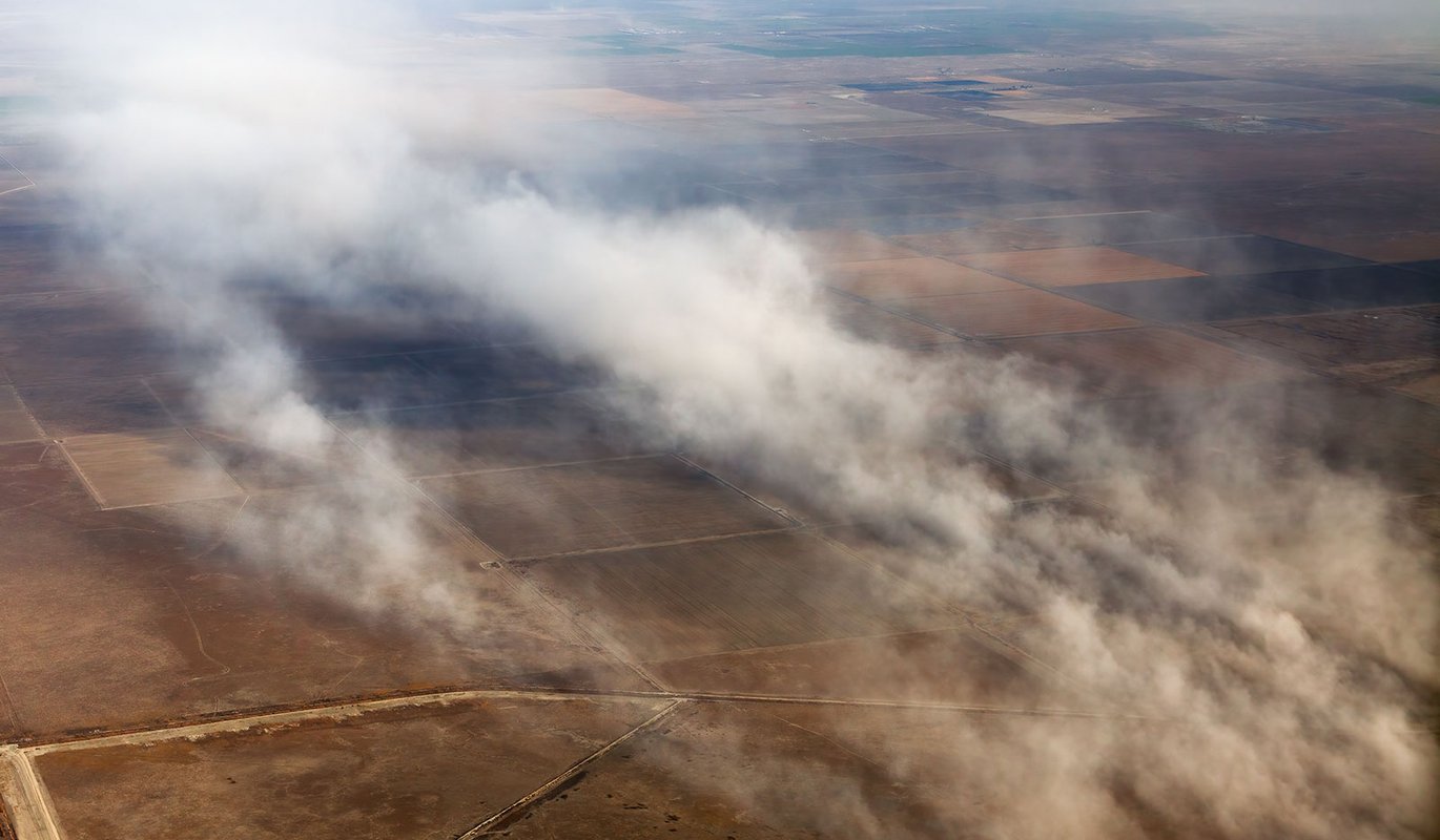 Dust Storm | West Coast Aerial Photography, Inc