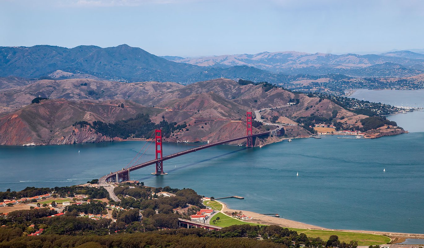 Golden Gate Golden State | West Coast Aerial Photography, Inc