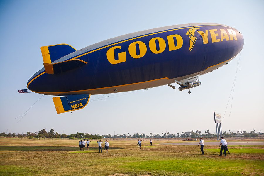Goodyear Blimp Ride | West Coast Aerial Photography, Inc