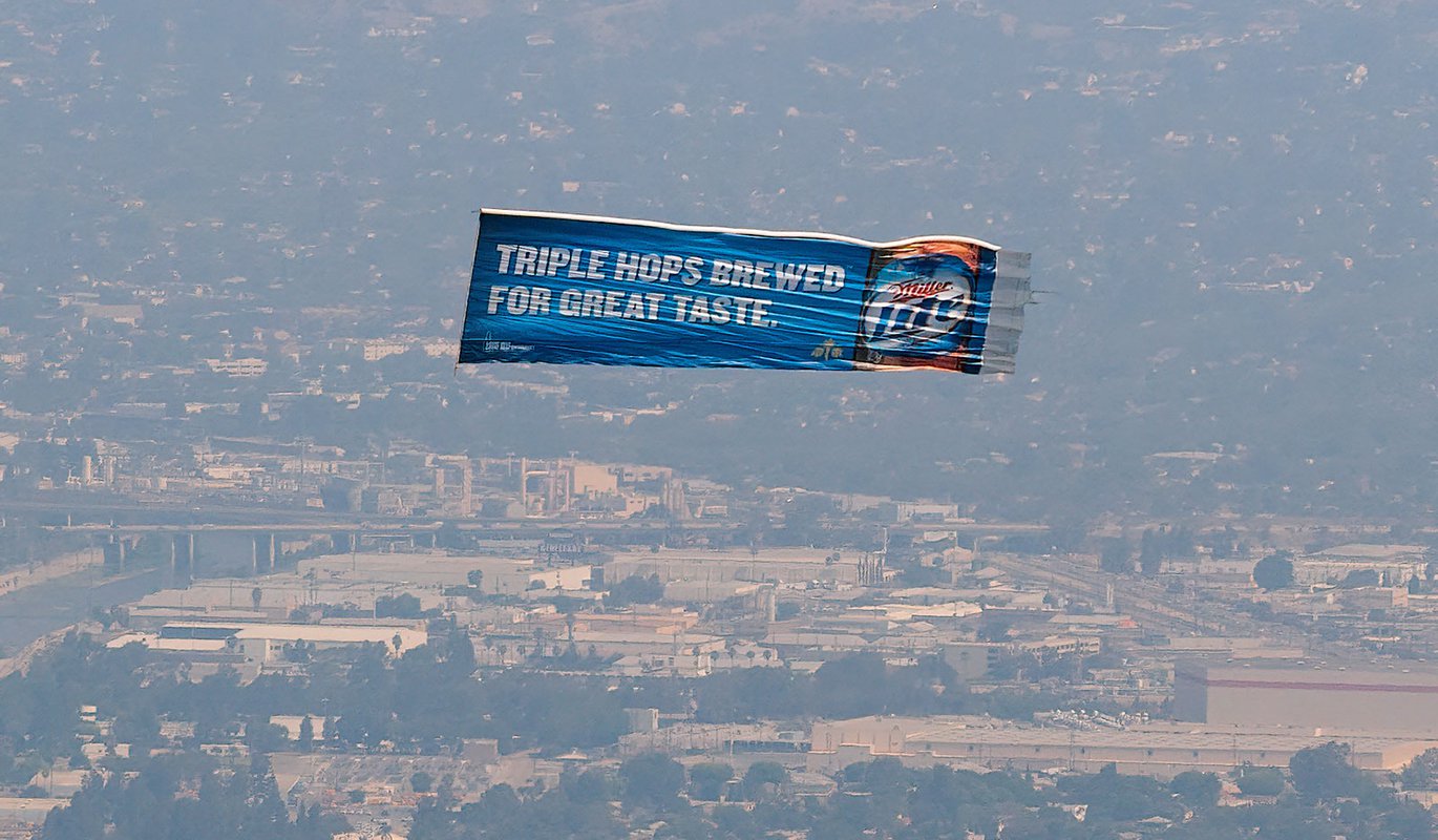 Miller Beer Time | West Coast Aerial Photography, Inc